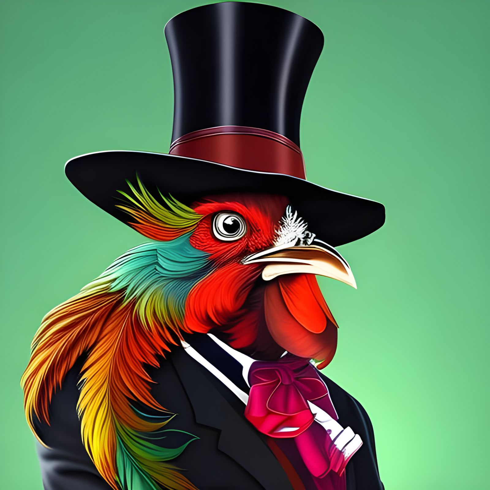 dapper chook ~duck~ - AI Generated Artwork - NightCafe Creator