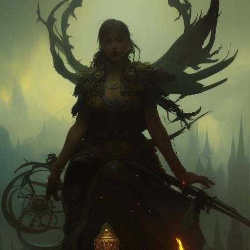 corrupted mage - AI Generated Artwork - NightCafe Creator