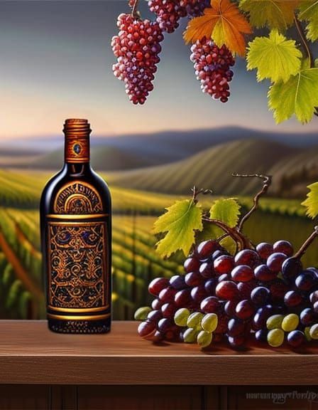 Wine - AI Generated Artwork - NightCafe Creator