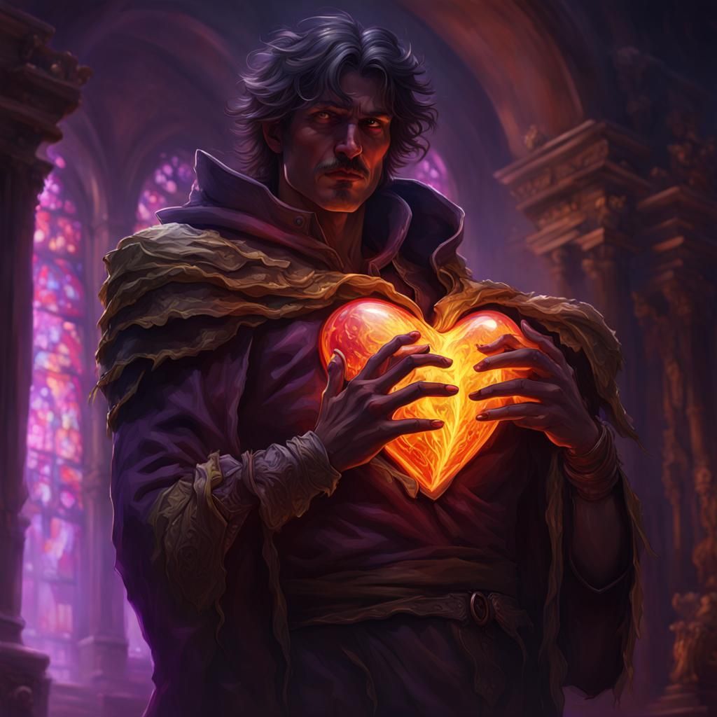 hand ripping a heart out of someones chest. - AI Generated Artwork ...