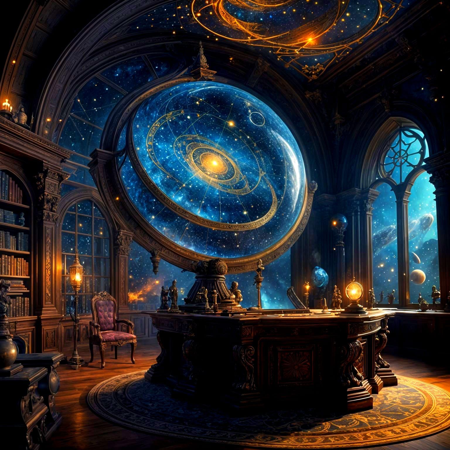 inside the wizzard's tower - Mystical Wizard's Observatory o...