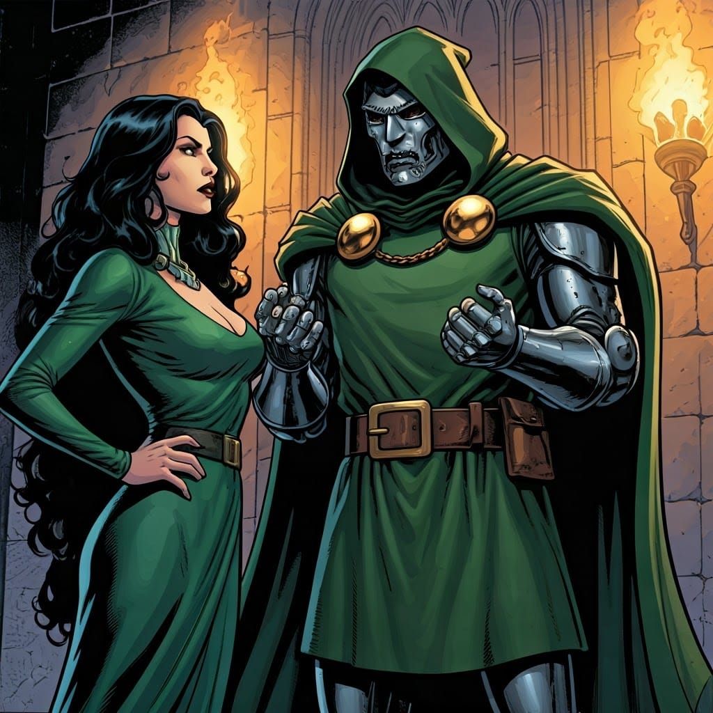 The feared and powerful Doctor Doom is in big trouble with his wife ...