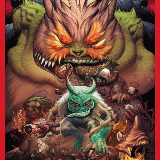 oni monsters - AI Generated Artwork - NightCafe Creator
