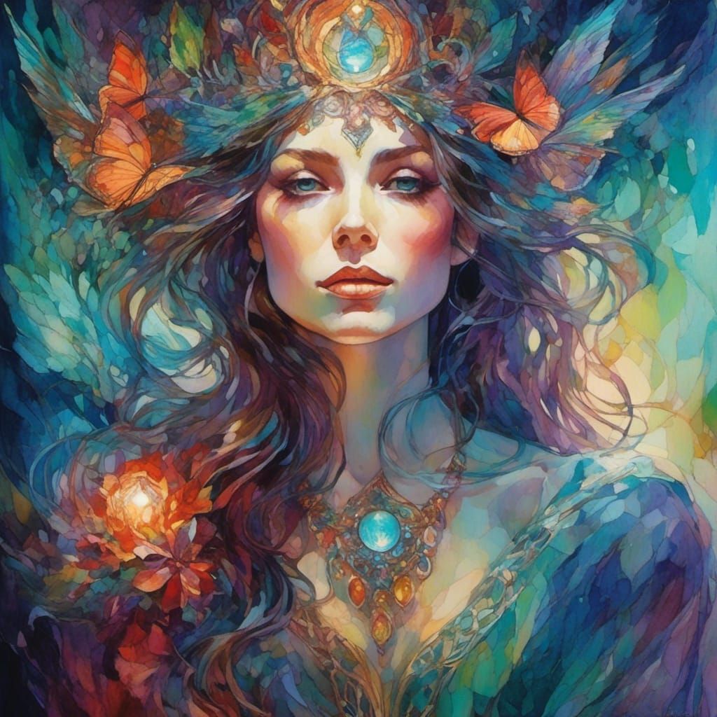 Goddess - AI Generated Artwork - NightCafe Creator