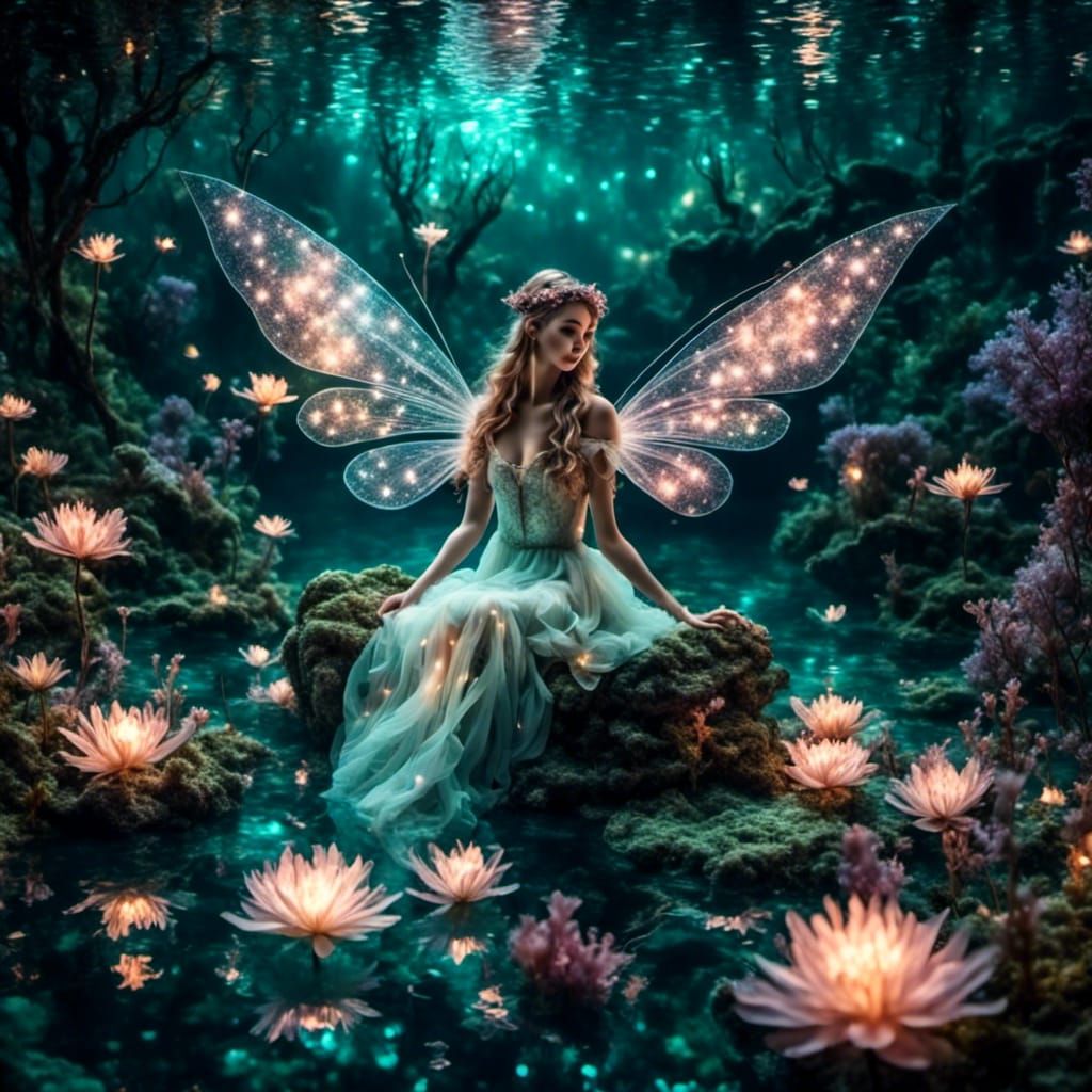 Beatiful fairy - AI Generated Artwork - NightCafe Creator