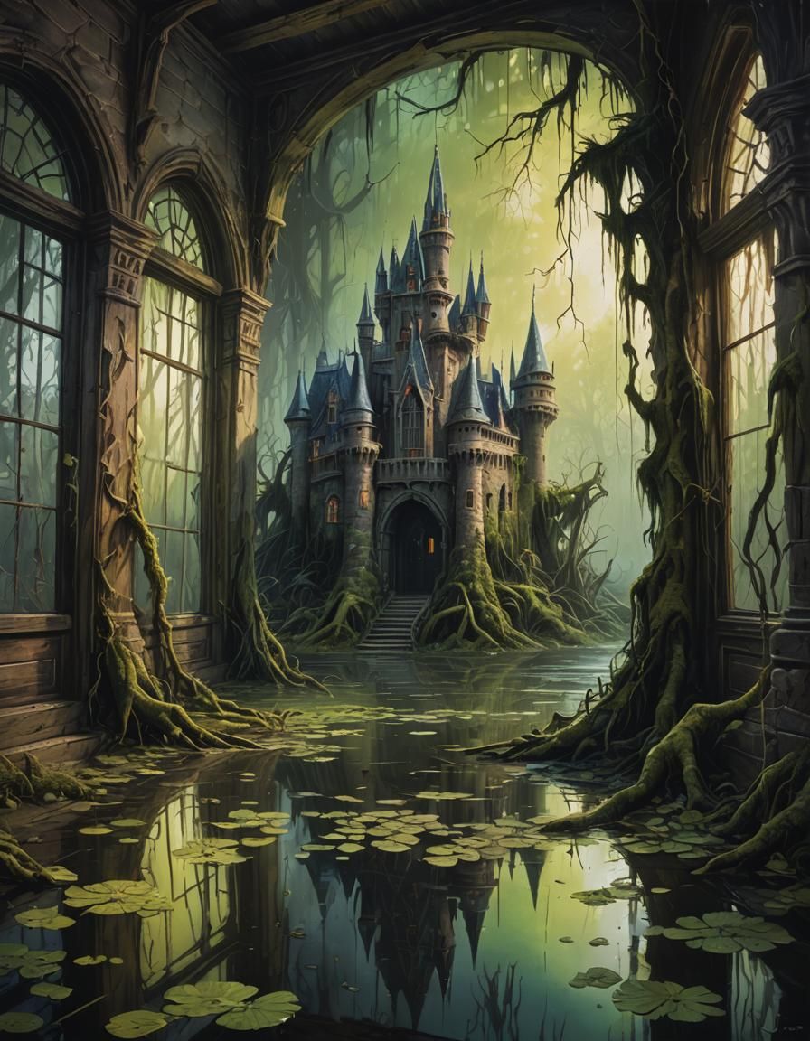 Swampland 2 - AI Generated Artwork - NightCafe Creator