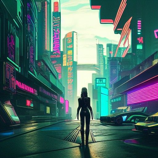 cyberpunk 2099 101 - Cyberpunk Dreams in Neon Light