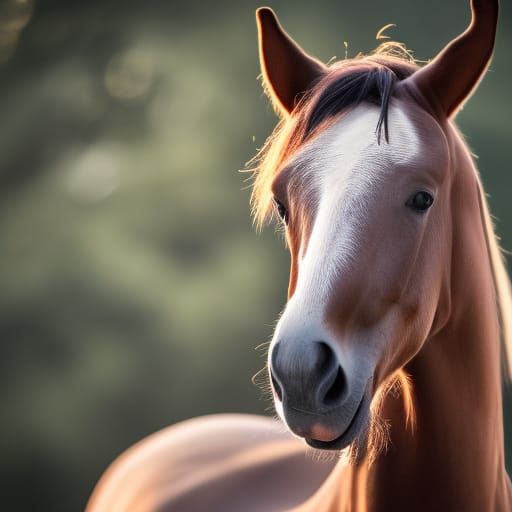 relaxed horse - AI Generated Artwork - NightCafe Creator