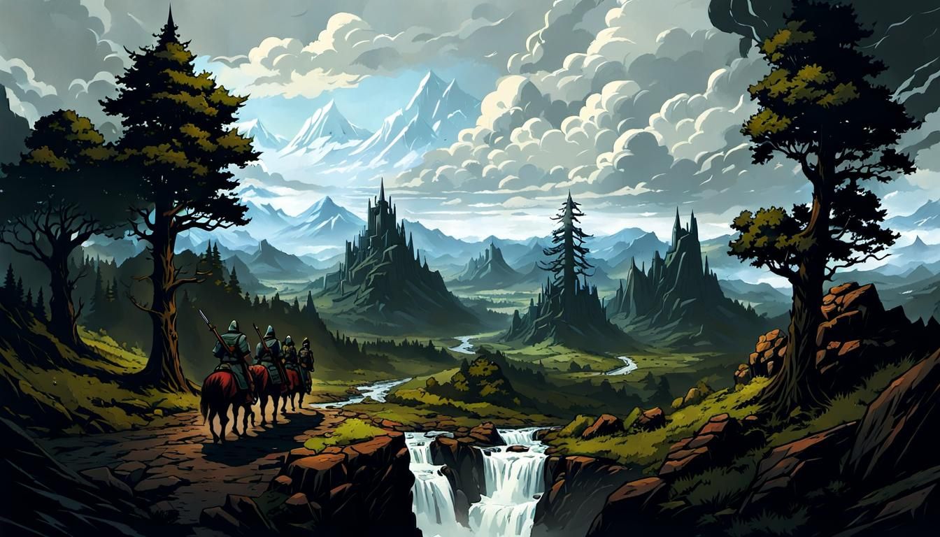 DnD Scenic Valley Expedition (CrystalClearXL) - AI Generated Artwork ...