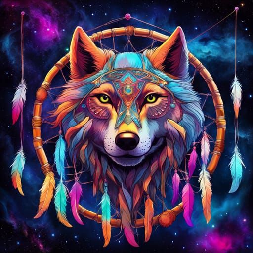 Cosmic Dream Catcher - AI Generated Artwork - NightCafe Creator