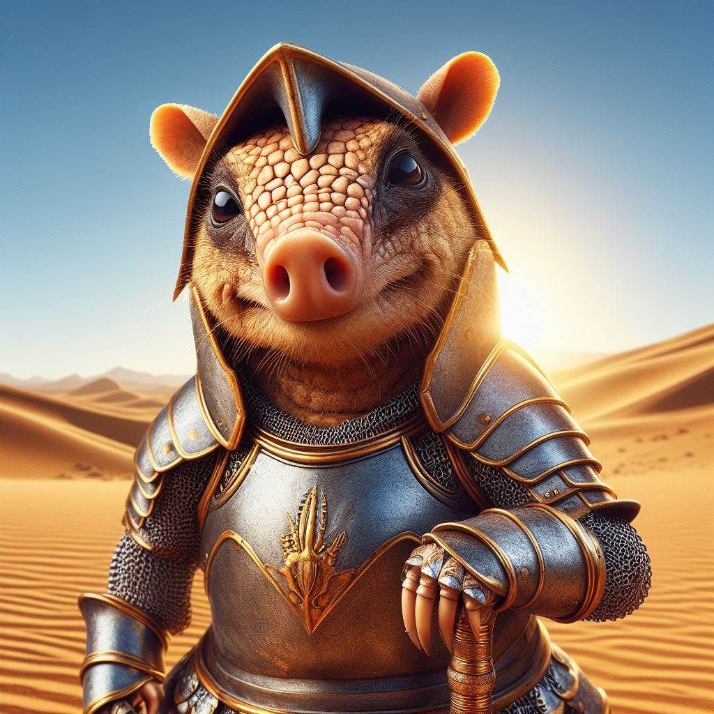 Armored Armadillo - AI Generated Artwork - NightCafe Creator