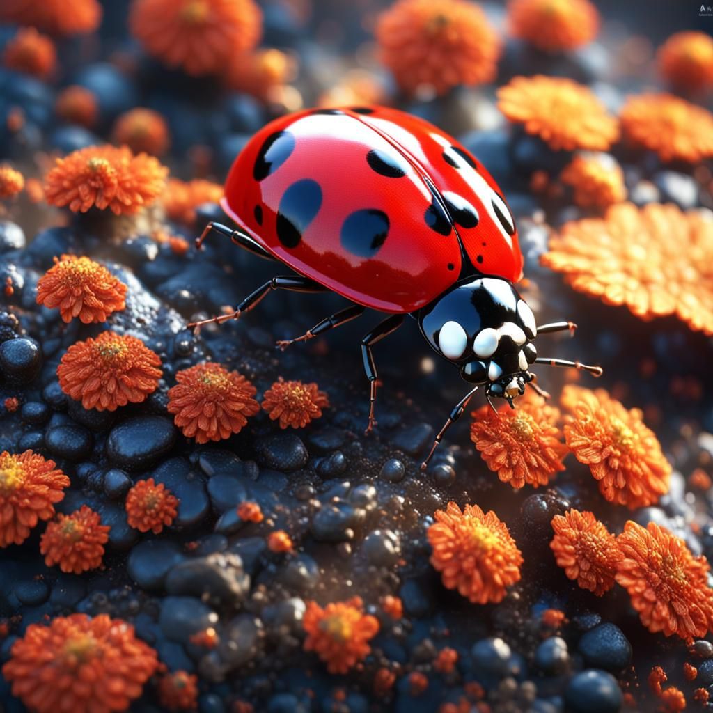 Ladybug - AI Generated Artwork - NightCafe Creator