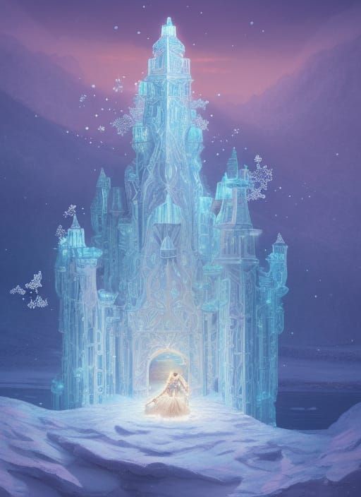 Entering Ice Gates - AI Generated Artwork - NightCafe Creator