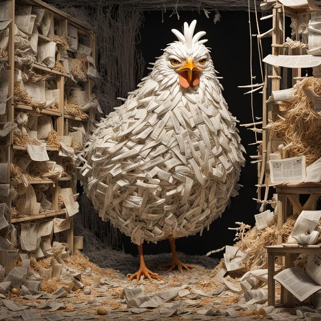 Chicken - AI Generated Artwork - NightCafe Creator