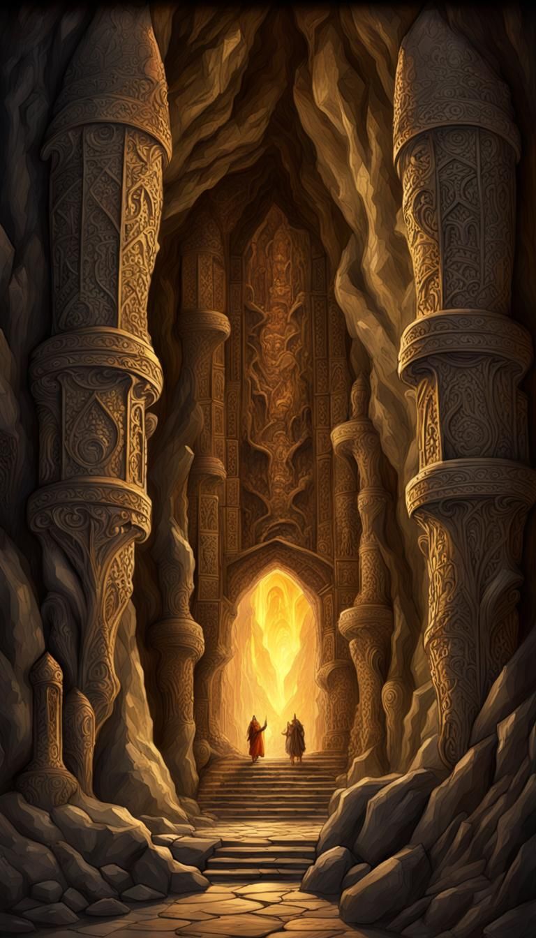 Ancient dwarven kingdom of Khazad Dum - AI Generated Artwork ...