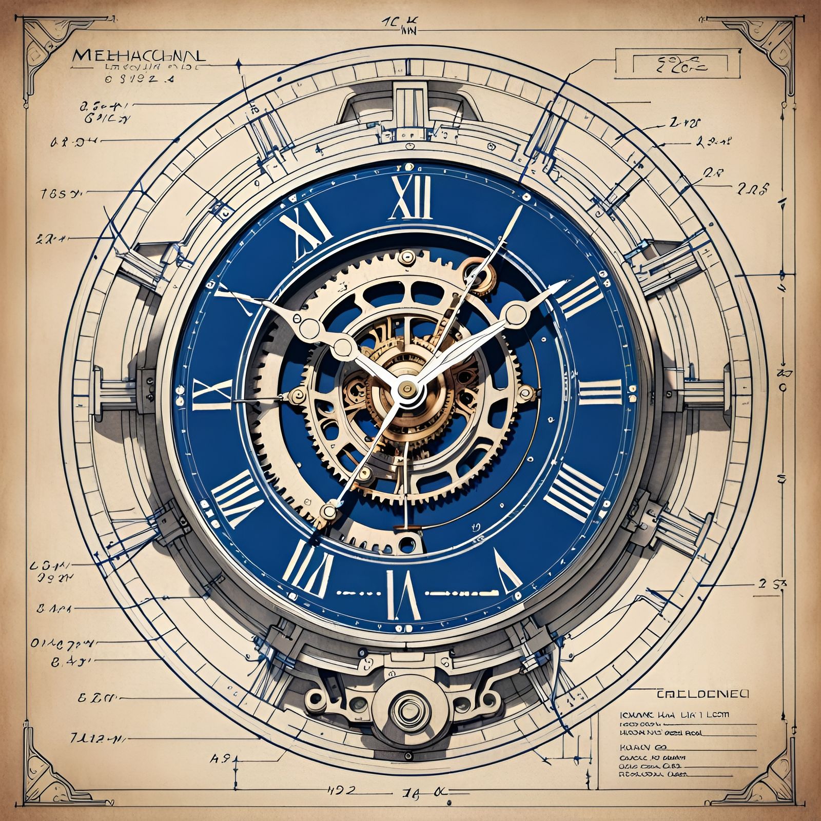 Clock Design - AI Generated Artwork - NightCafe Creator