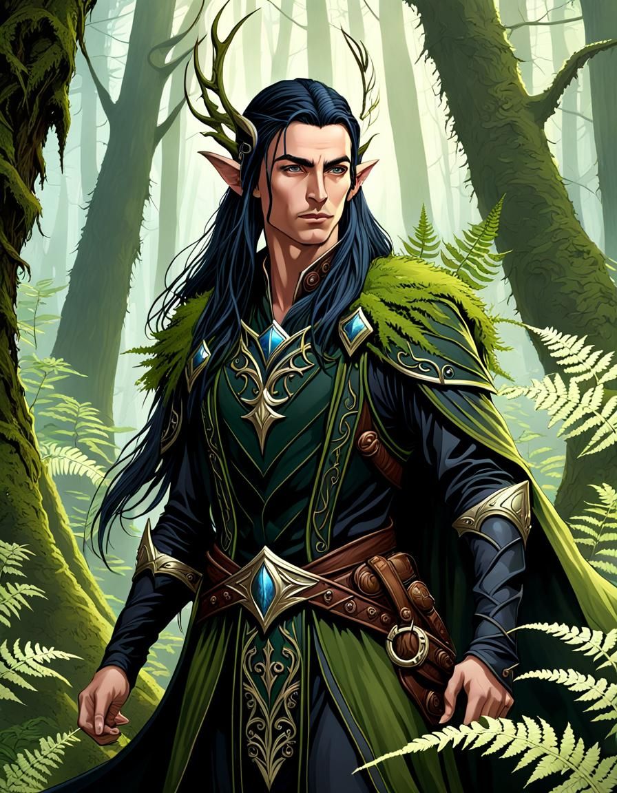 Elven Druid 1 - AI Generated Artwork - NightCafe Creator