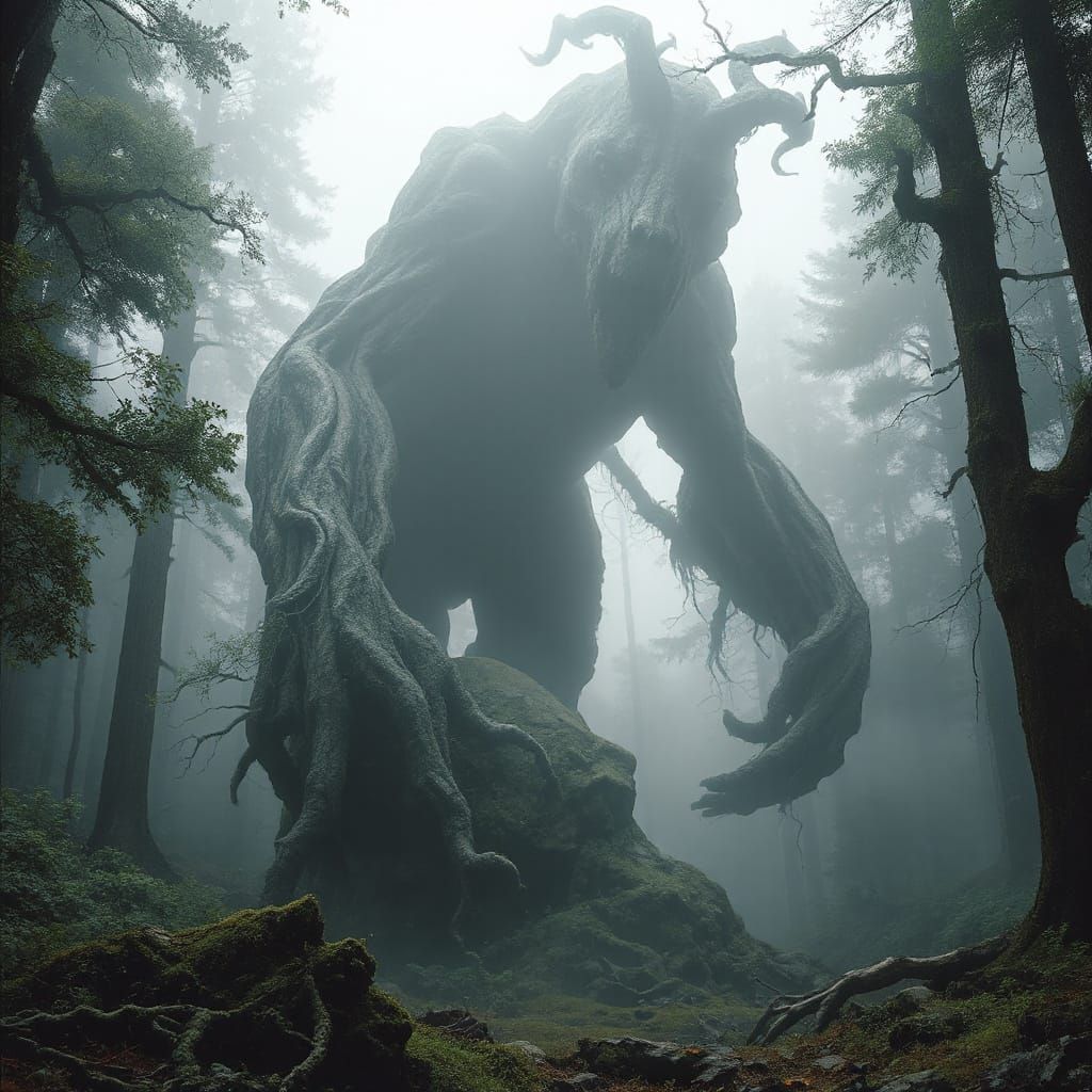 A colossal - Ancient Primordial Being Emerges from Mystical ...