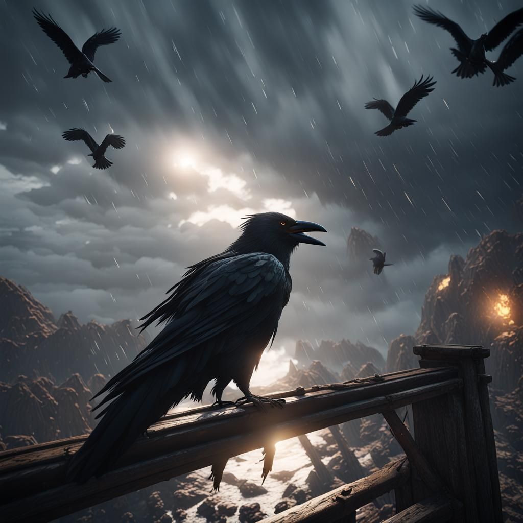 Storm Crows-nest - Epic 3D Masterpiece with Intricately Deta...