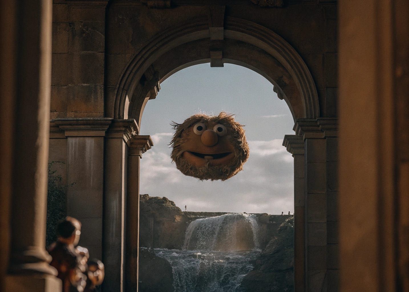 Antigravity Giant Friendly Monstecating Muppet Head