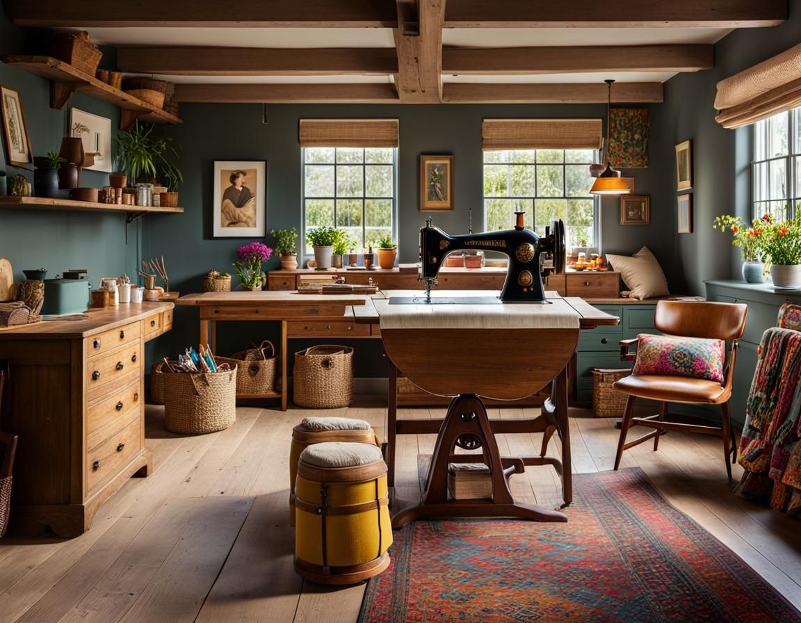 Craft room design inspiration - AI Generated Artwork - NightCafe Creator