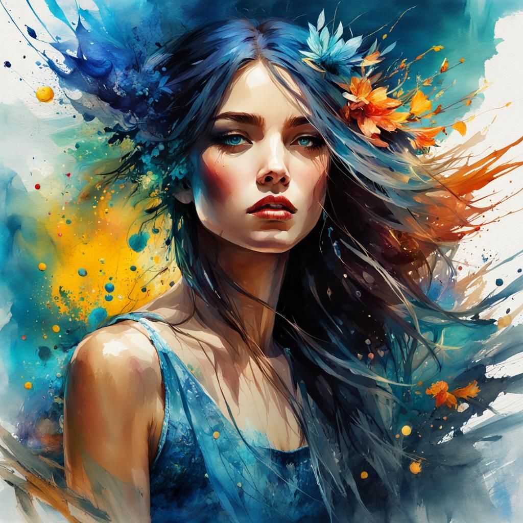 Blue - AI Generated Artwork - NightCafe Creator