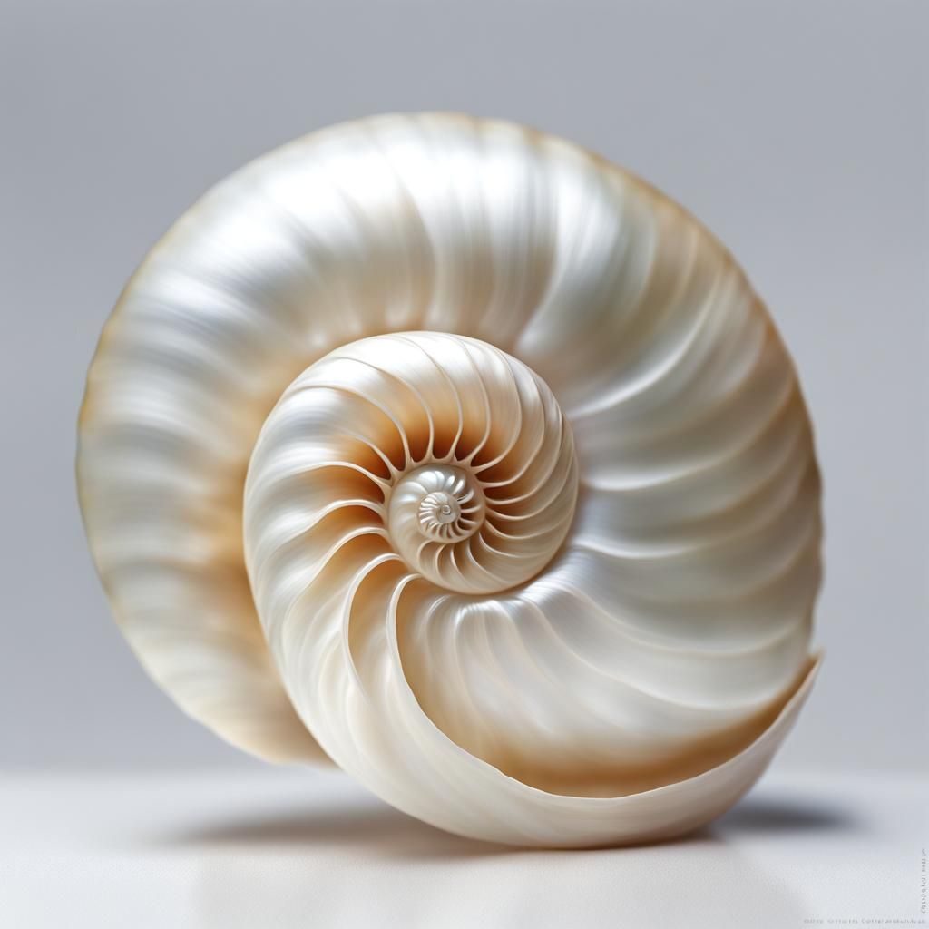 Nautilus shell - AI Generated Artwork - NightCafe Creator