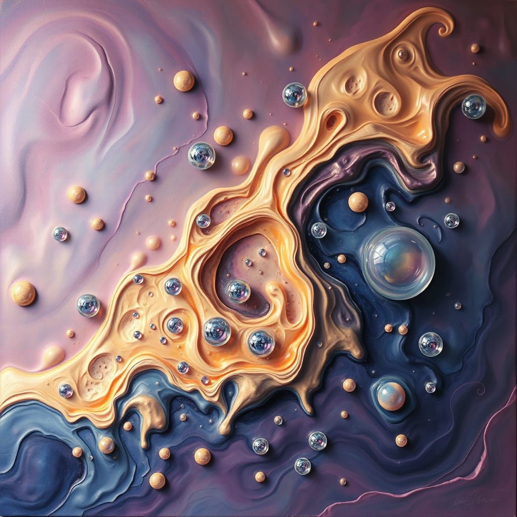 Fractals in foam and bubbles - Surreal Foam Landscapes in Dr...