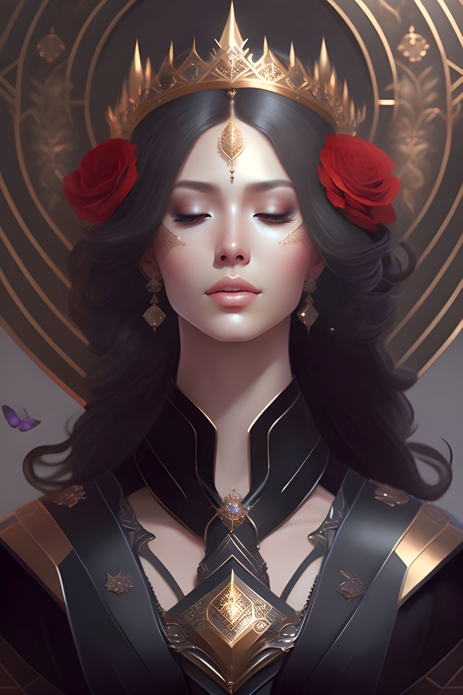 Princess of darkness - AI Generated Artwork - NightCafe Creator