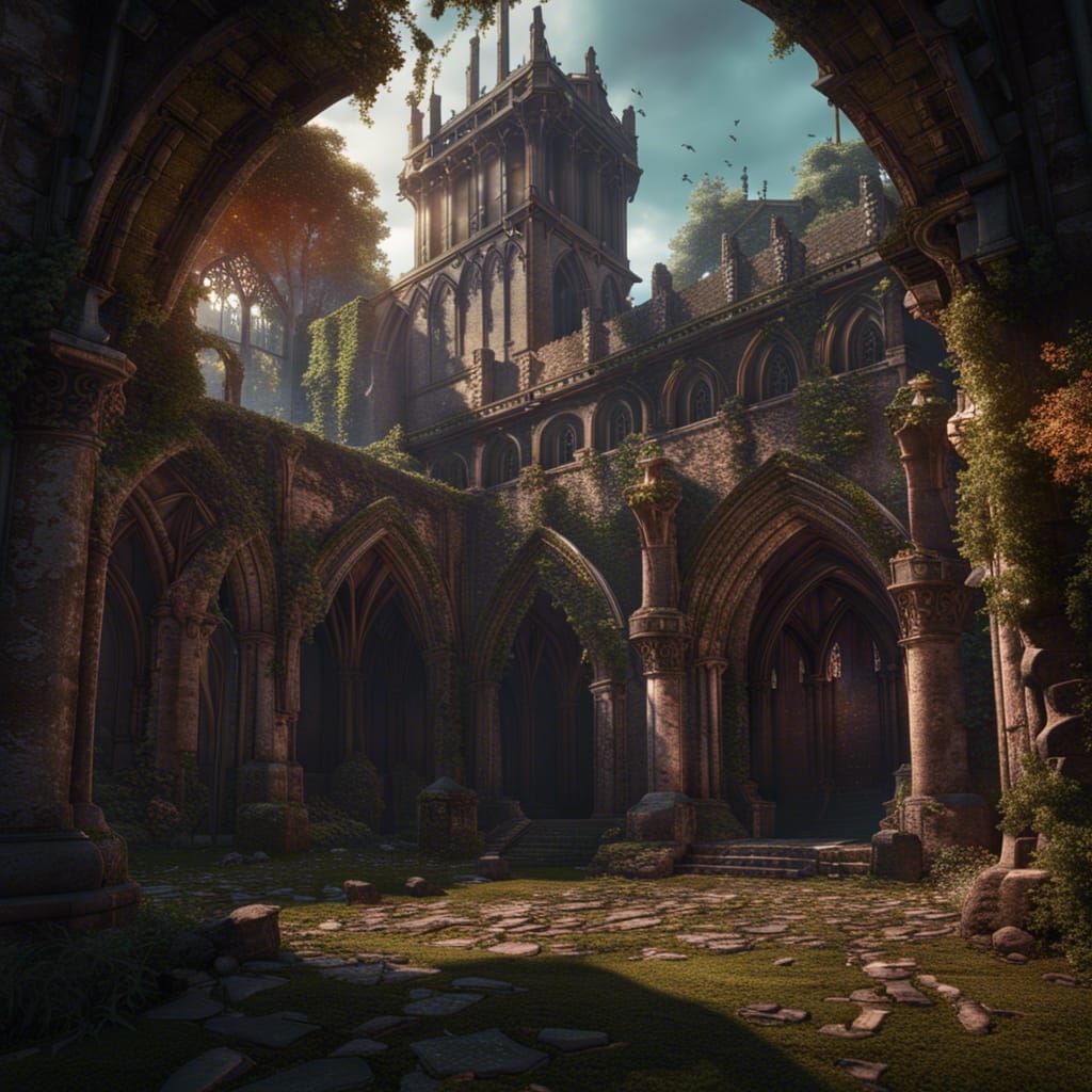 exham priory flesh - AI Generated Artwork - NightCafe Creator