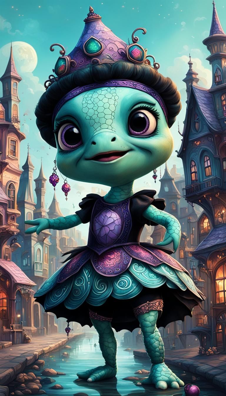 Ballerina turtle 🐢 🩰 - AI Generated Artwork - NightCafe Creator