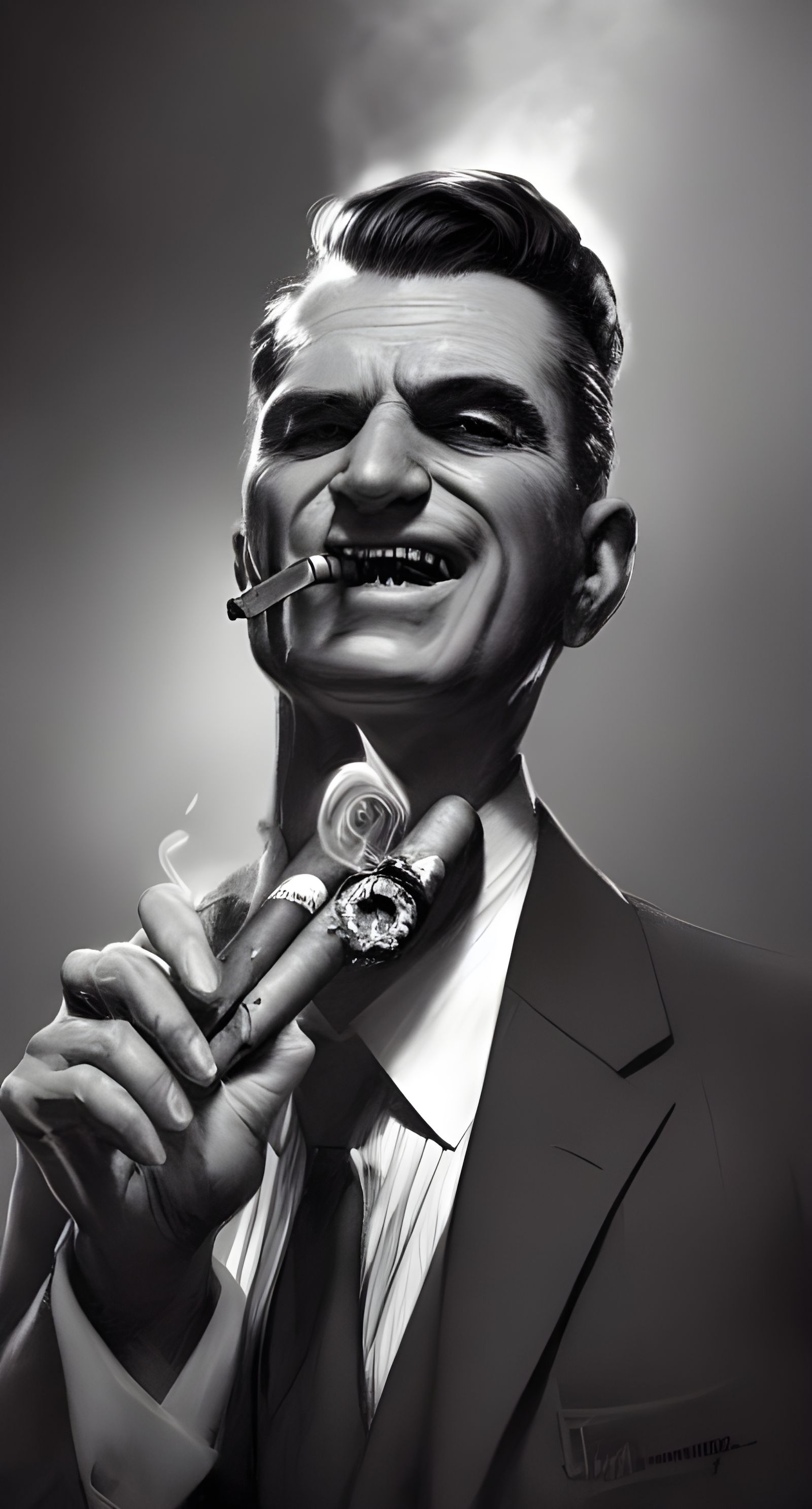 1950’s prohibition mobster - AI Generated Artwork - NightCafe Creator