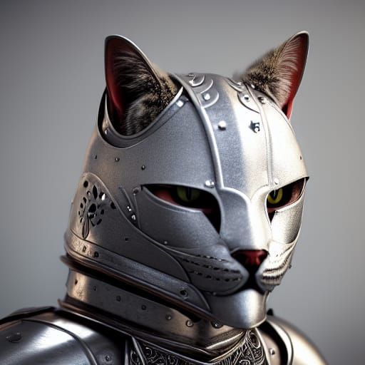 Cat in Armour. - Cat in Armour.