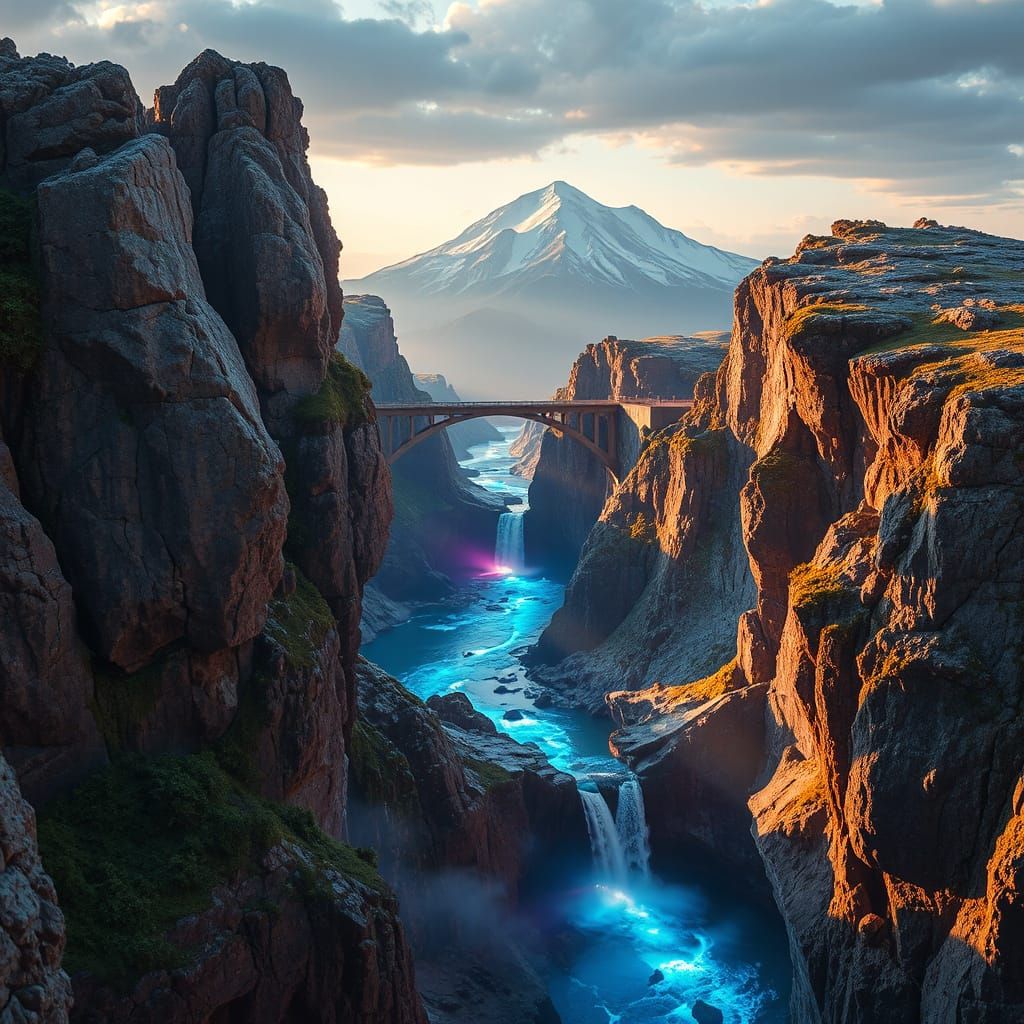 Bridge 2 - Celestial Bridge over Eroded Abyss