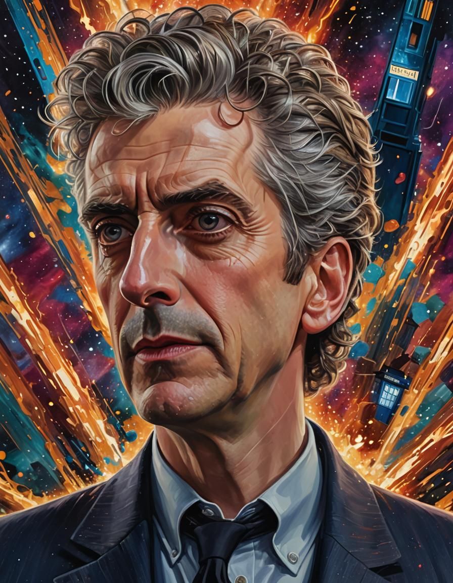Peter Capaldi as Doctor Who - AI Generated Artwork - NightCafe Creator