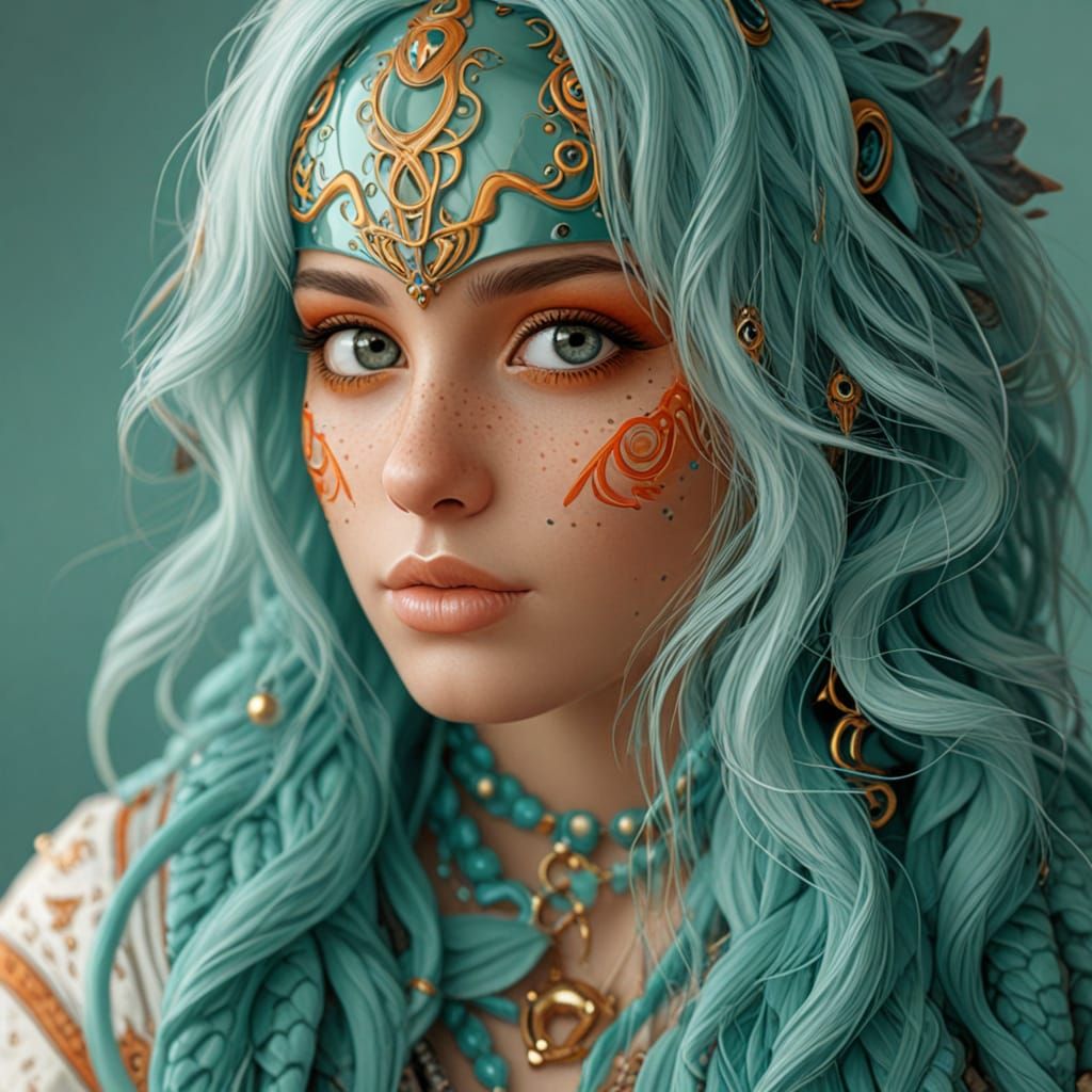 Hyperrealistic Warrior Birds with Fractal Armor - AI Art