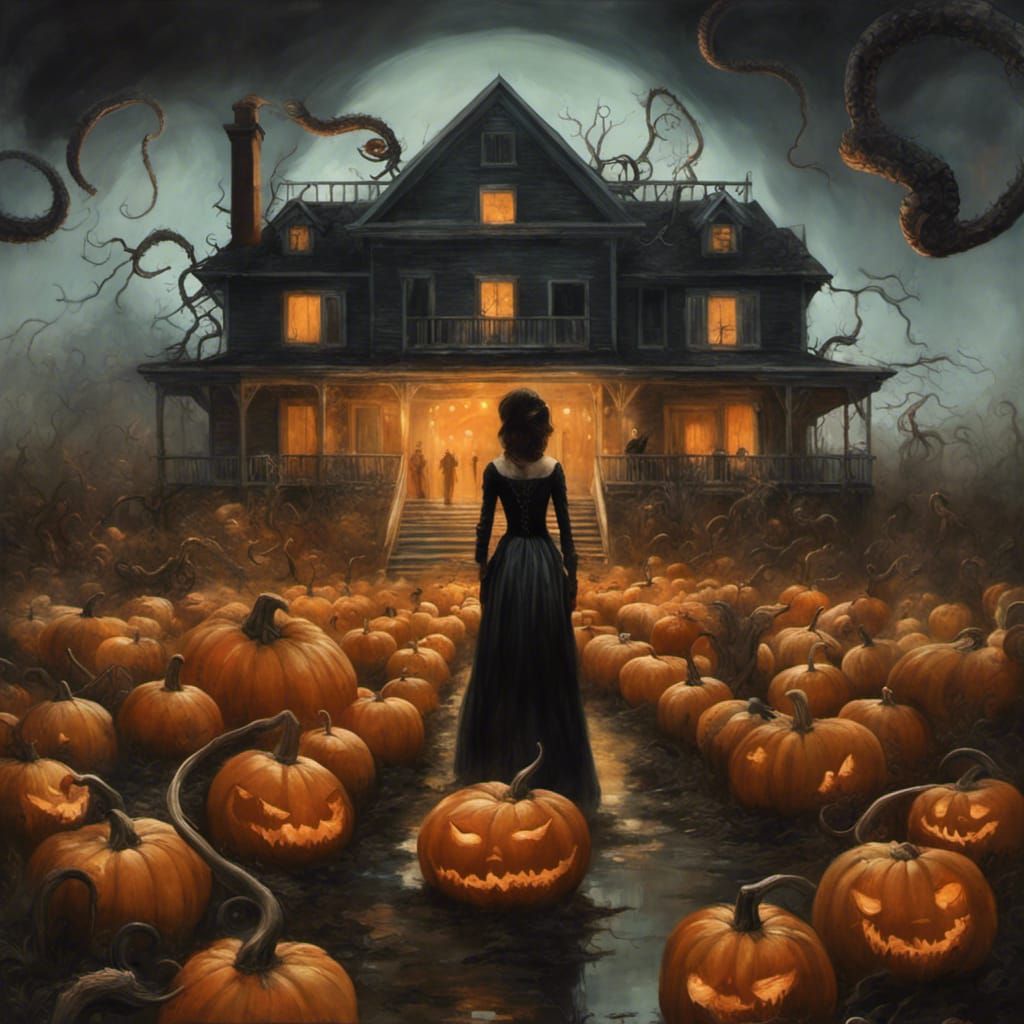 Halloween Party - AI Generated Artwork - NightCafe Creator