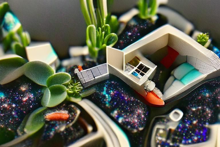 Micro space - AI Generated Artwork - NightCafe Creator