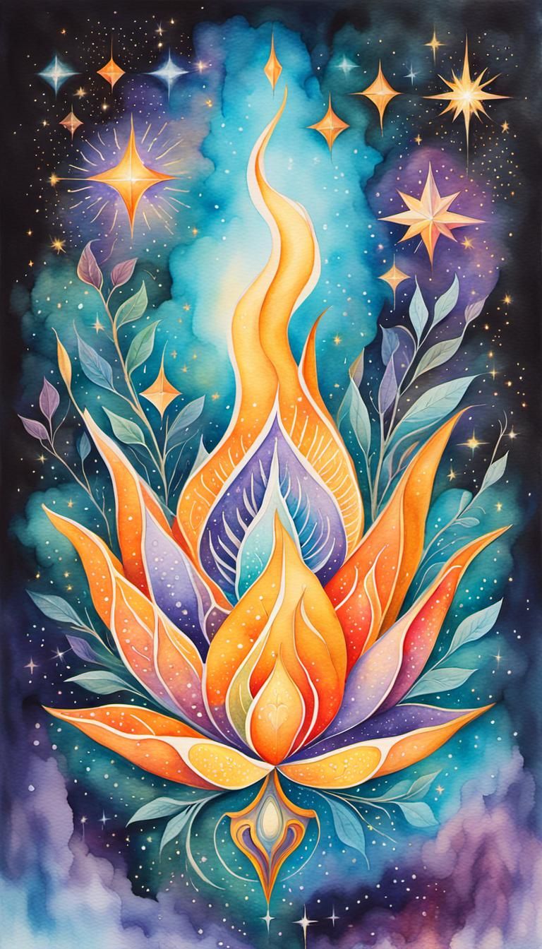 The Burning Bush - AI Generated Artwork - NightCafe Creator