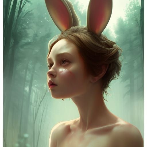 Bunny girl? - AI Generated Artwork - NightCafe Creator
