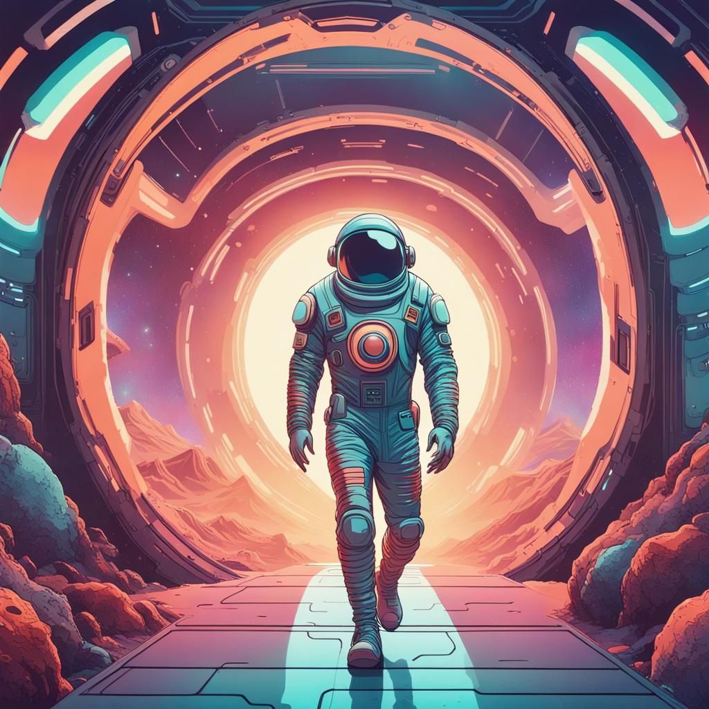 Astronaut - AI Generated Artwork - NightCafe Creator
