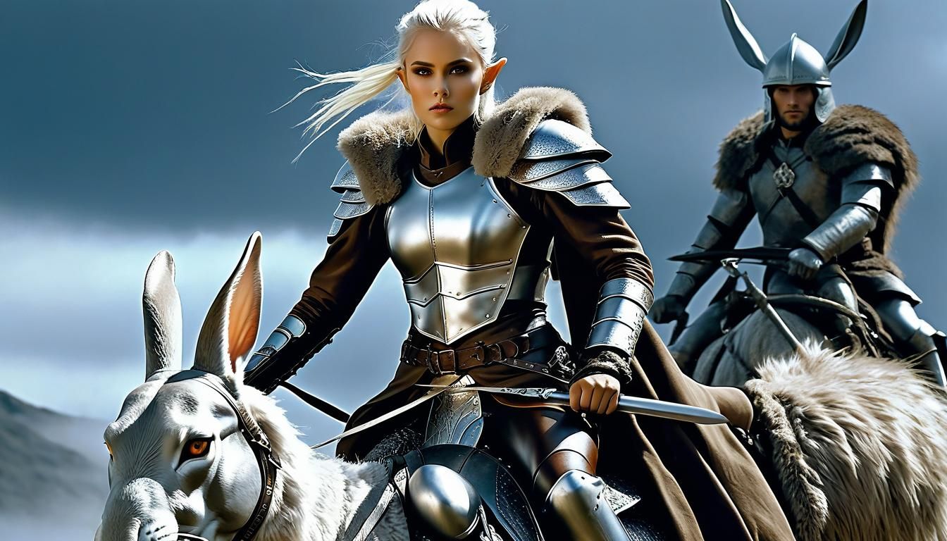 Mythical Realms, princess elf - AI Generated Artwork - NightCafe Creator