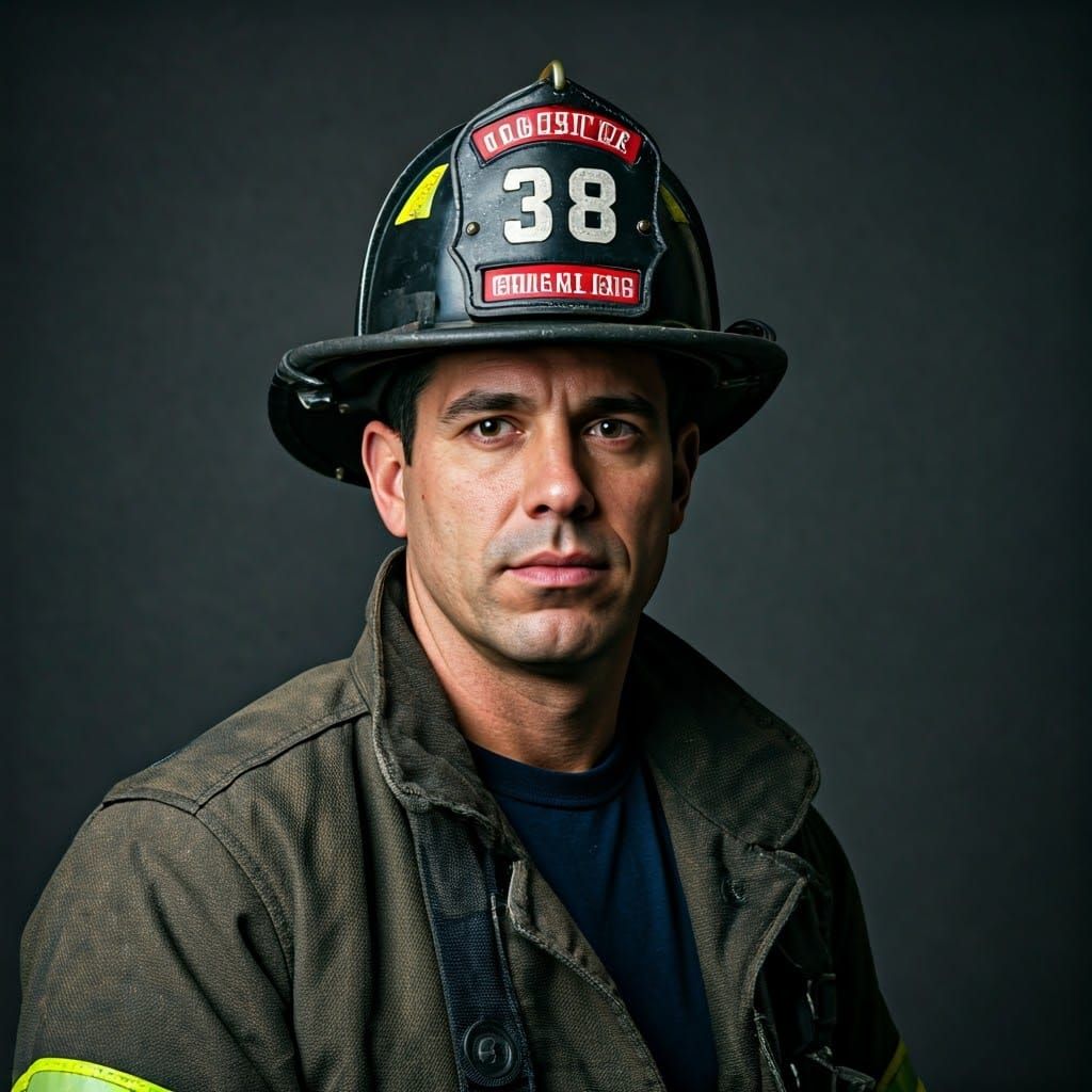 A Hero in Uniform: Photorealistic Portrait of a Ne... - AI Art