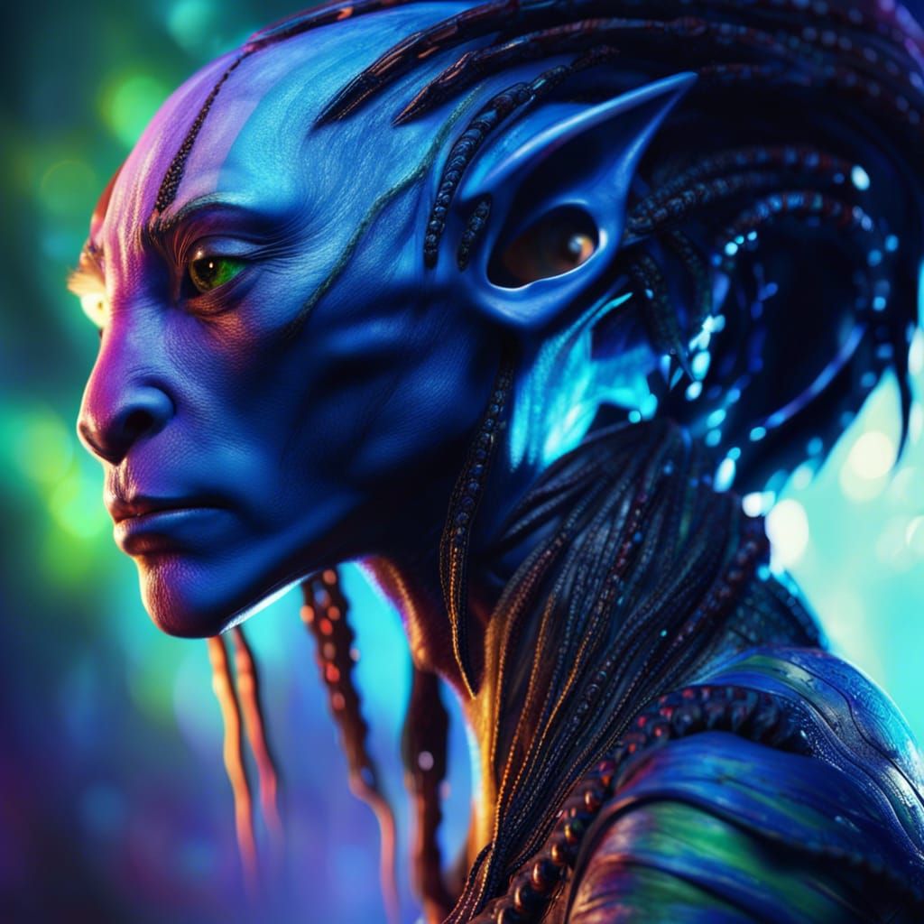 Avatar alien - AI Generated Artwork - NightCafe Creator
