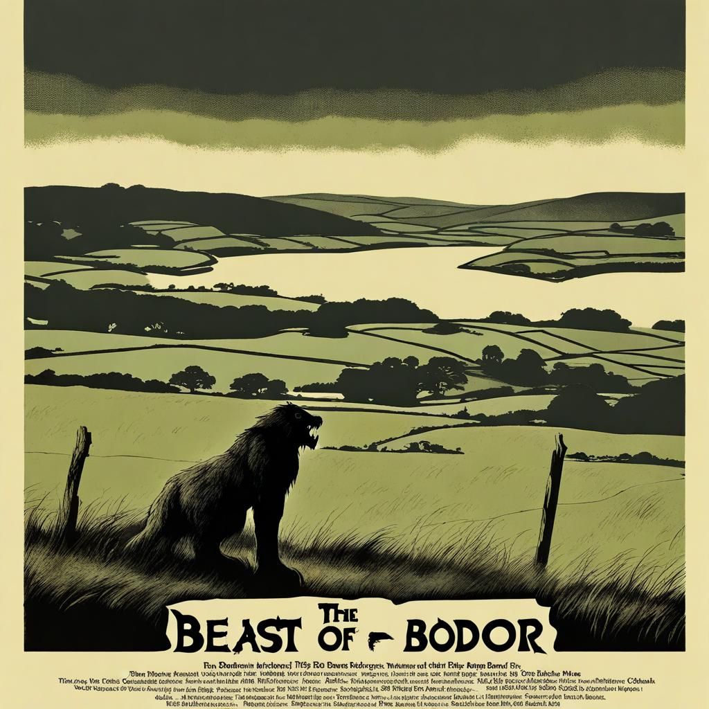The Beast of Bodmin Moor, 1973 - AI Generated Artwork - NightCafe Creator