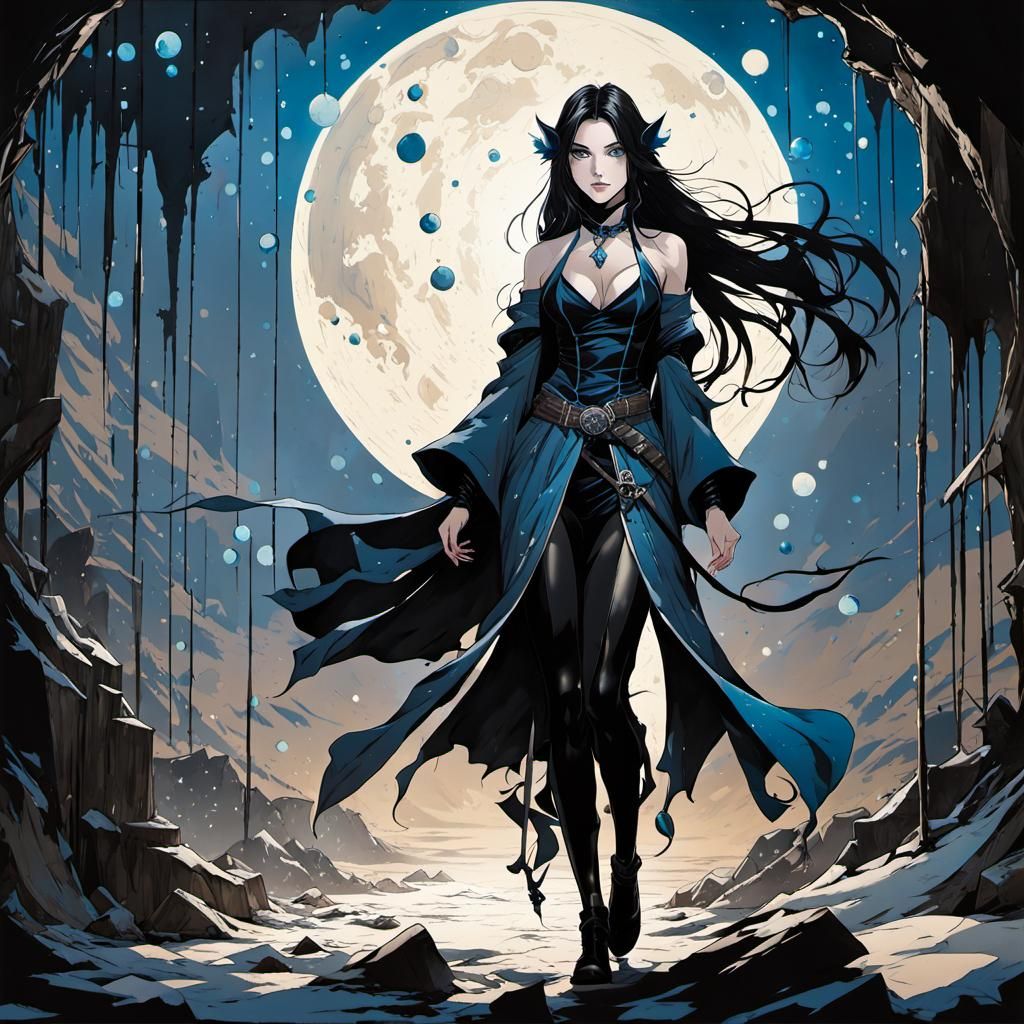 The wandering sorceress - AI Generated Artwork - NightCafe Creator