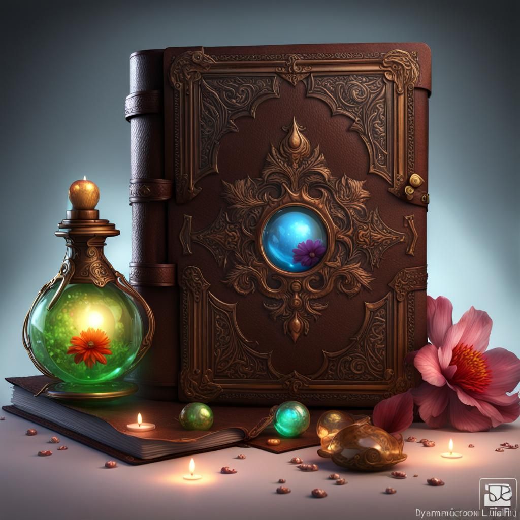 The Grimoire - AI Generated Artwork - NightCafe Creator