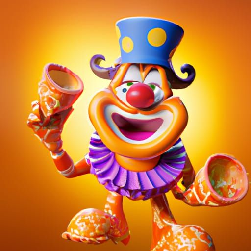 Cheetos Clown - AI Generated Artwork - NightCafe Creator