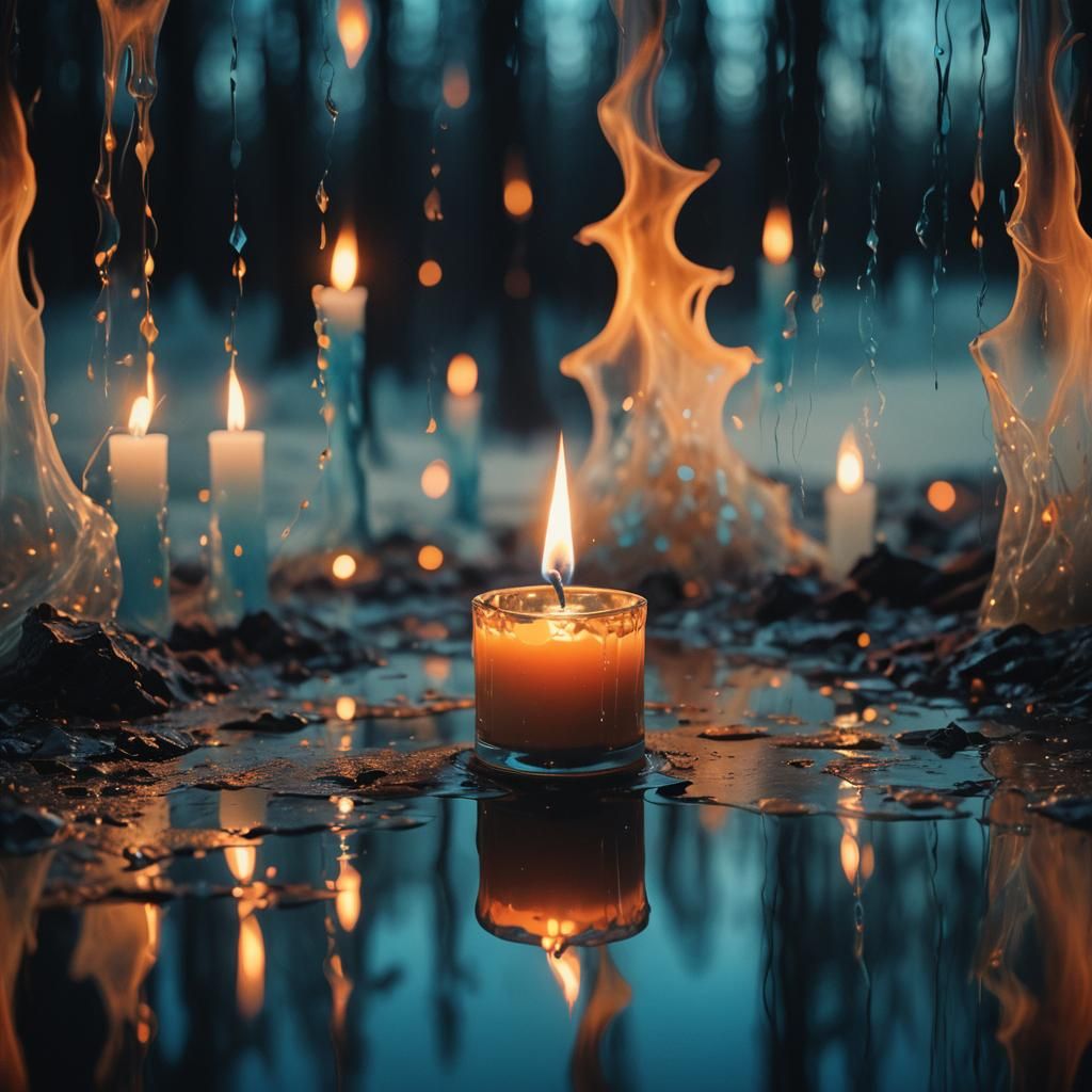 Candlelight with reflections - Candlelight with reflections