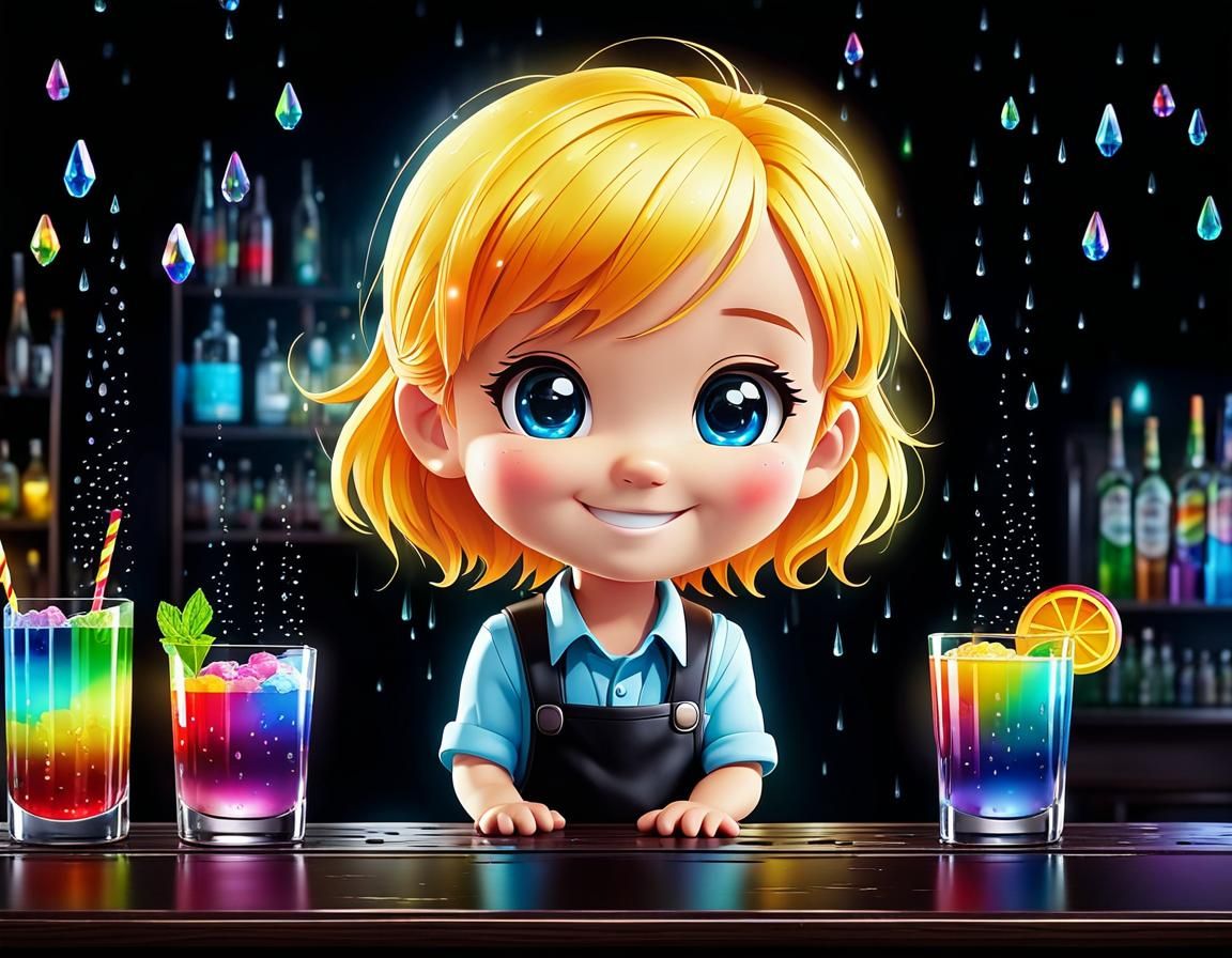 a high definition image of raining scenery where a cute adorable ...